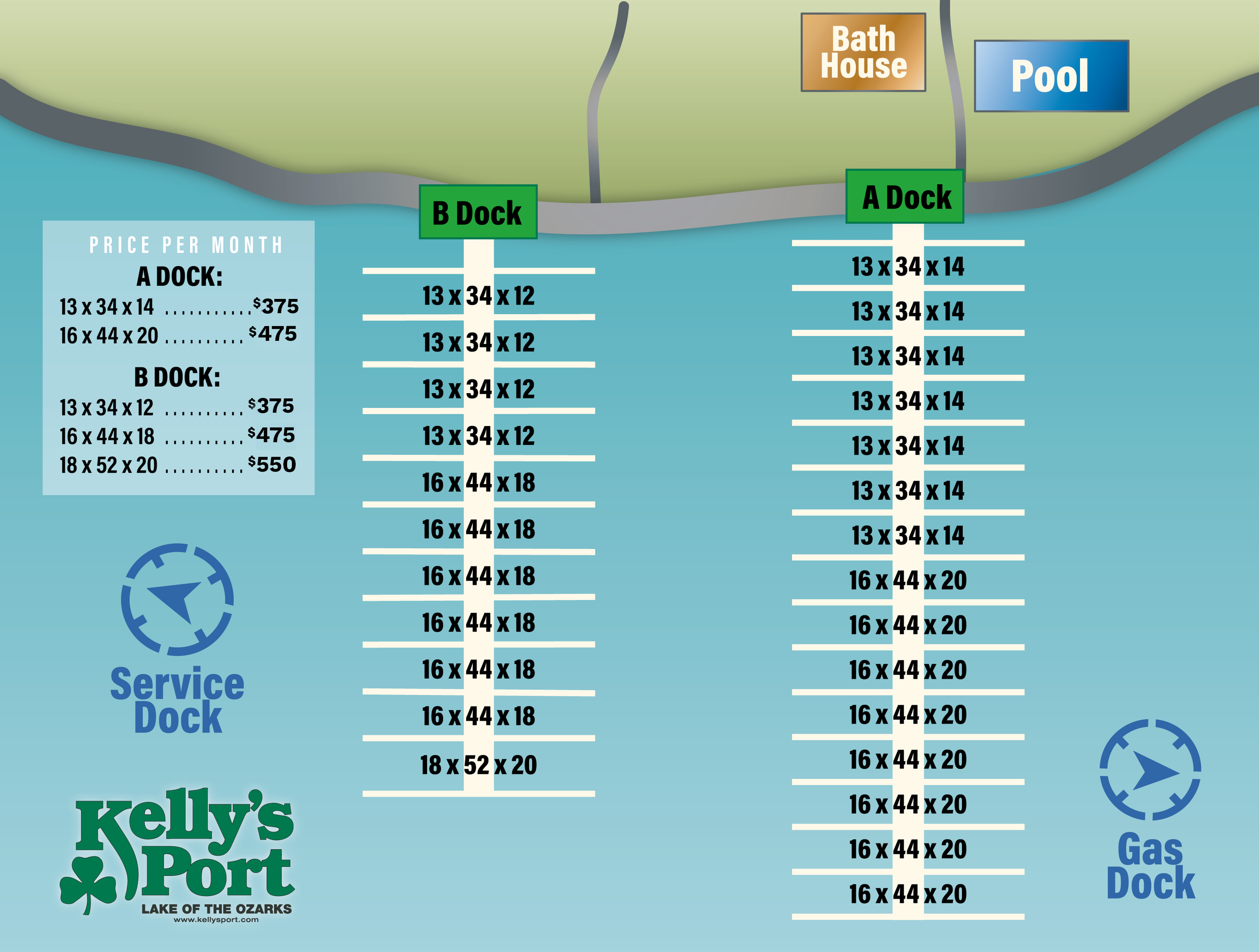 Slip Rentals | Kelly's Port | Lake of the Ozarks MO
